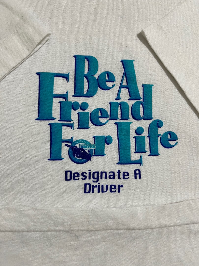 Vintage 70s/80s Designated Driver Tee, Men's Fashion, Tops & Sets ...