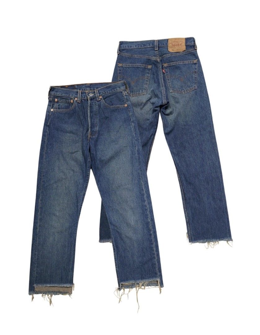 Vintage levis 501 made in USA saiz 28 iron heart evisu momotaro carhatt, Men's Fashion, Bottoms ...