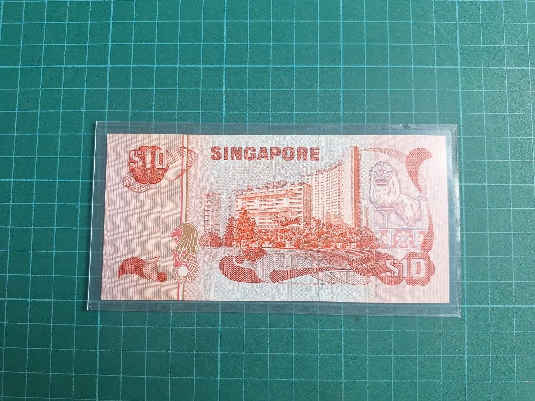 08-03-95 Birthday Date $10 bird series Singapore currency ten dollars ...
