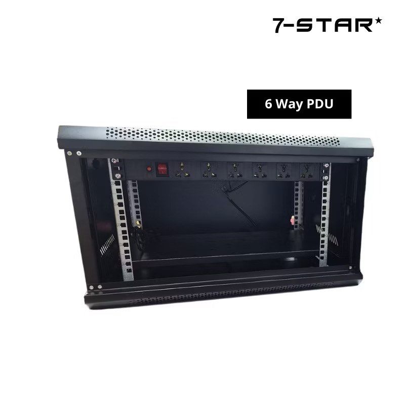 7-STAR* 6U Wall Mount Server Rack Cabinet for CCTV IP Camera | Storage ...