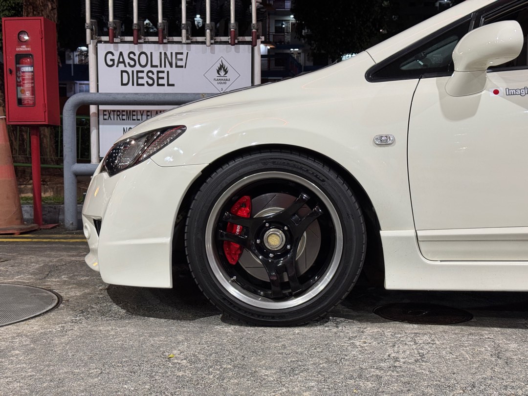 Advan racing rims, Car Accessories, Tyres & Rims on Carousell