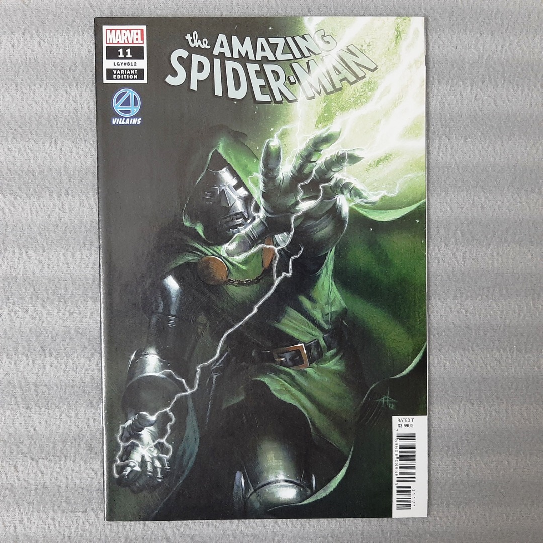 Amazing Spider-Man #11 Dr Doom Variant (6th Series Marvel Comics) Nick ...