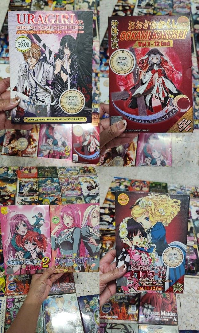 Anime DVD Japan Cartoon Anime Collections, Hobbies & Toys, Music ...
