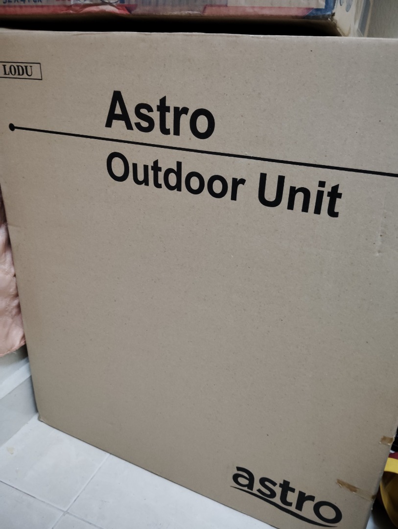 Astro outdoor unit, TV & Home Appliances, TV & Entertainment, Media ...