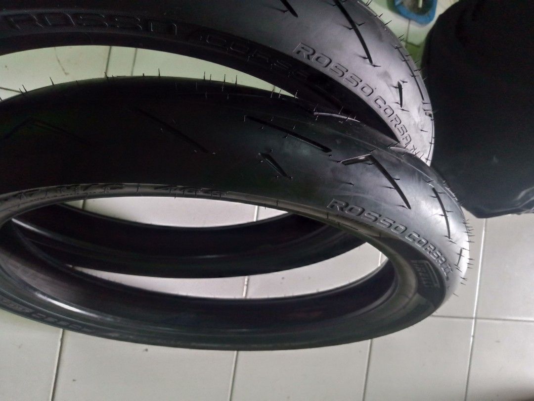 Ban motor softcompound merk FIRELLI DIABLO ROSO CORSA II RING 17 &14 ...