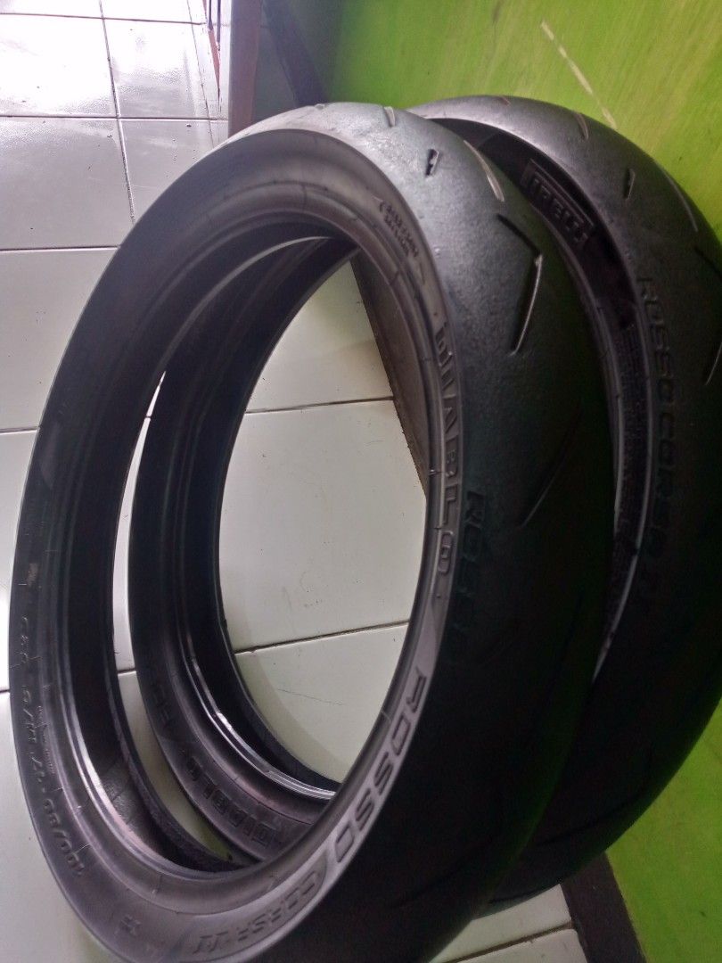 Ban motor softcompound merk FIRELLI DIABLO ROSO CORSA II RING 17 &14 ...