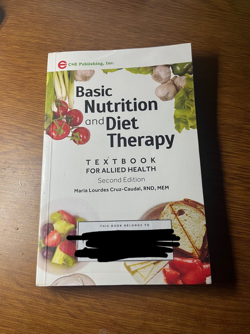 Basic Nutrition & Diet Therapy - 2nd Edition, Hobbies & Toys, Books & Magazines, Textbooks on ...