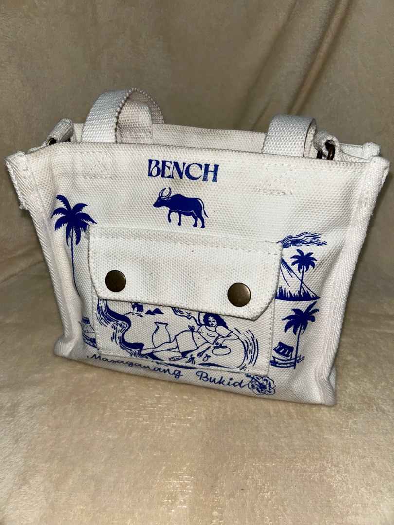 Bench White shoulder Bag, Women's Fashion, Bags & Wallets, Shoulder ...