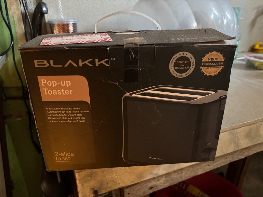 Blakk Pop Up Toaster, TV & Home Appliances, Kitchen Appliances, Ovens ...