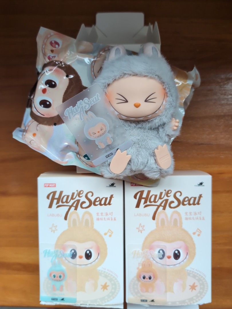 BNIF Labubu Vinyl Pendants V2 Take a Seat V3 Coca Cola, Hobbies & Toys ...