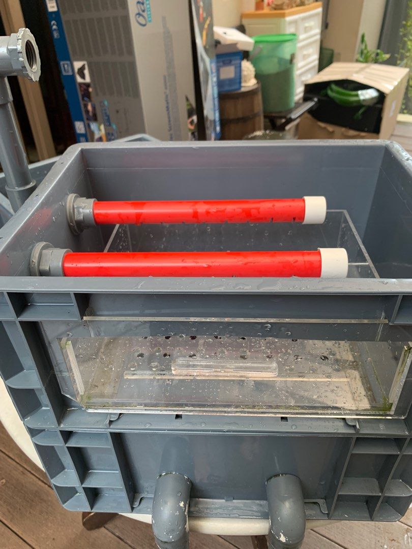 Box external fish filtration system 3 deck overhead sump off., Pet ...