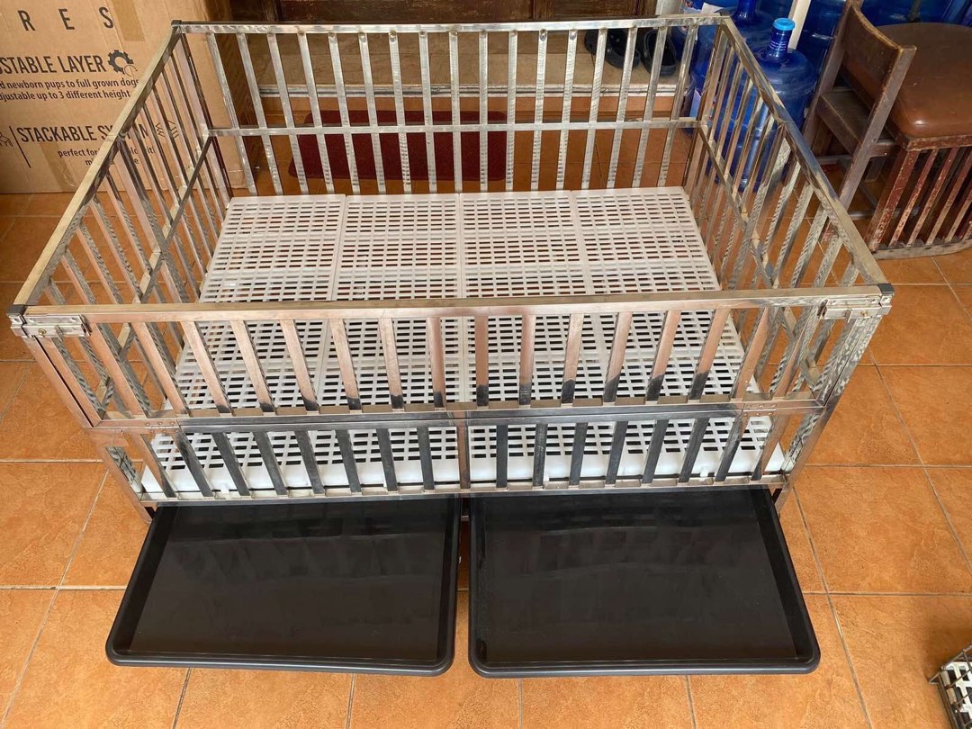 Brand New Heavy Duty Stainless Crib, Pet Supplies, Homes & Other Pet ...