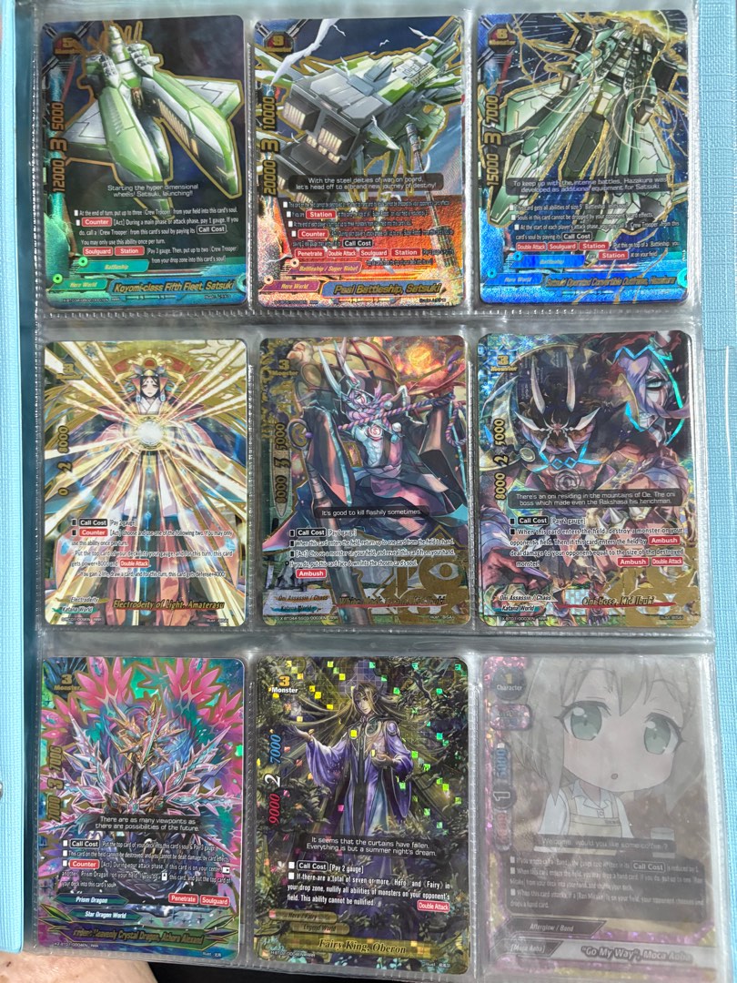 Buddyfight RR,RRR,Secret and PR cards, Hobbies & Toys, Toys & Games on Carousell