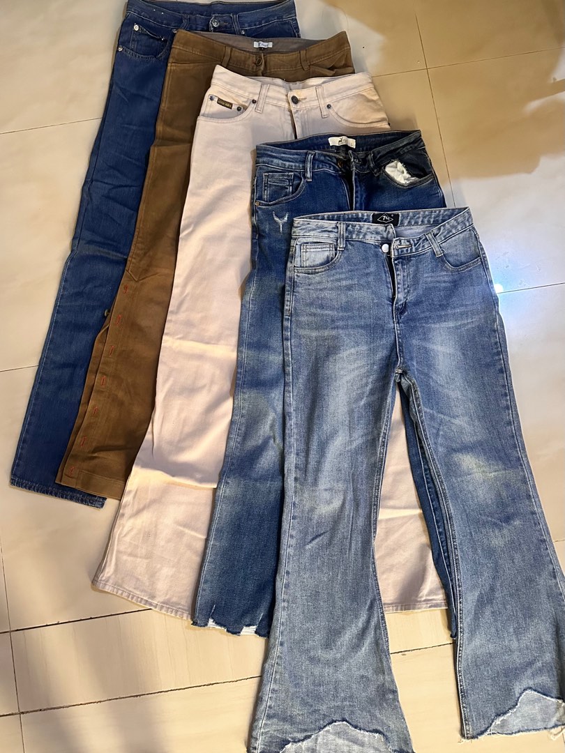 BUNDLE JEANS / BUNDLE PANTS / BUNDLE MAONG, Women's Fashion, Bottoms ...
