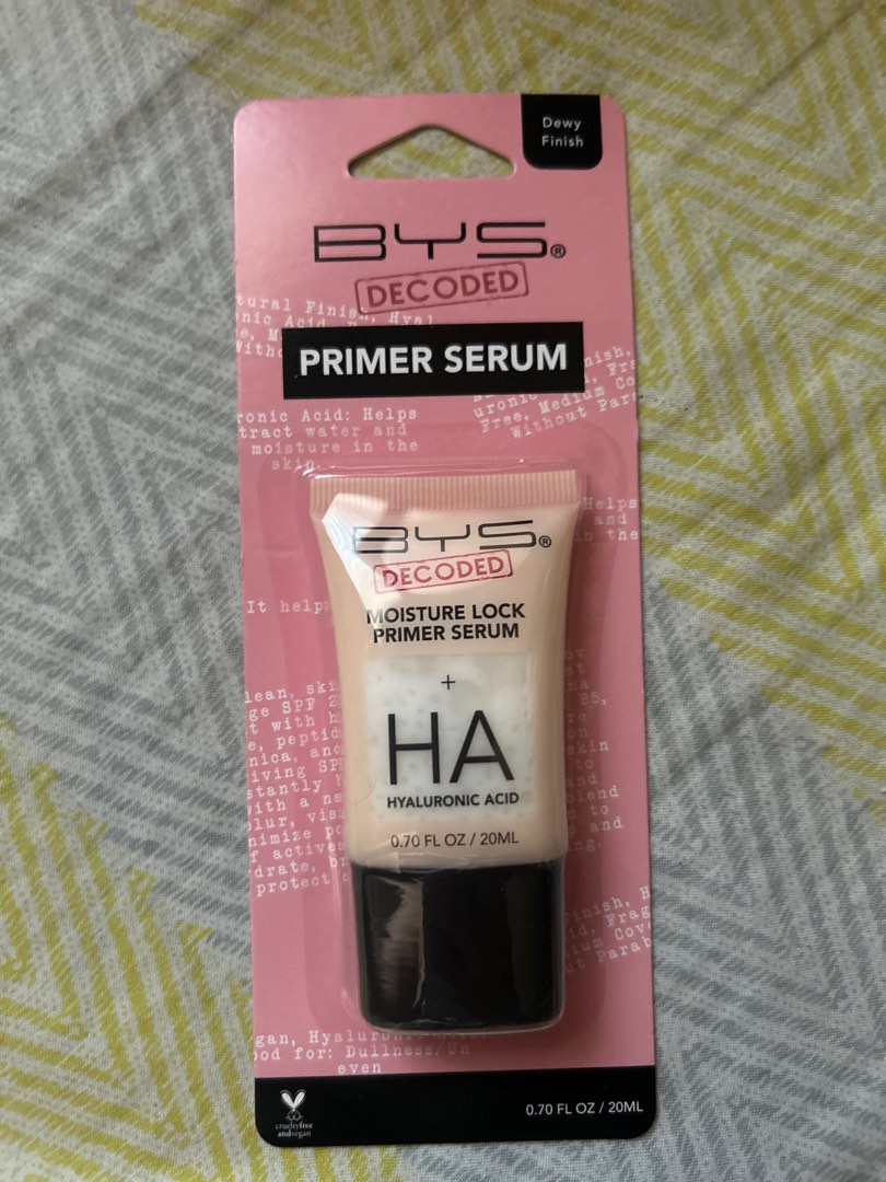 BYS Primer Serum + Hyaluronic Acid, Beauty & Personal Care, Face ...