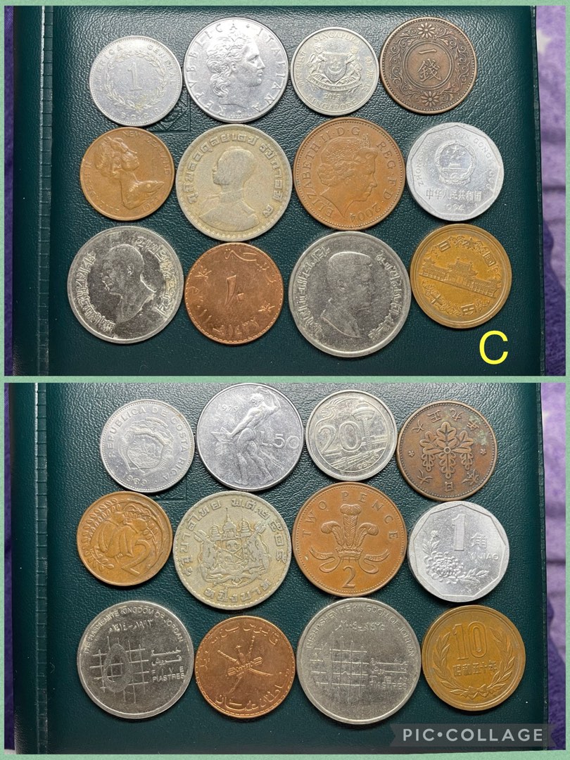 (C) 12 PCS WORLD COINS, Hobbies & Toys, Memorabilia & Collectibles ...