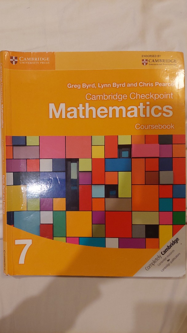 Cambridge checkpoint mathematics coursebook 7, Hobbies & Toys, Books ...