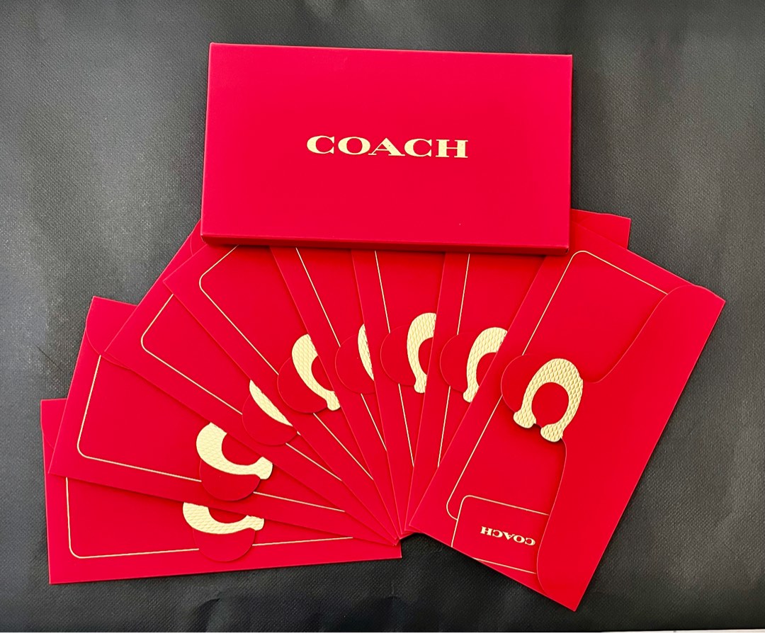 Coach 2025 Red Packets Ang Baos, Hobbies & Toys, Stationery & Craft, Other Stationery & Craft on ...
