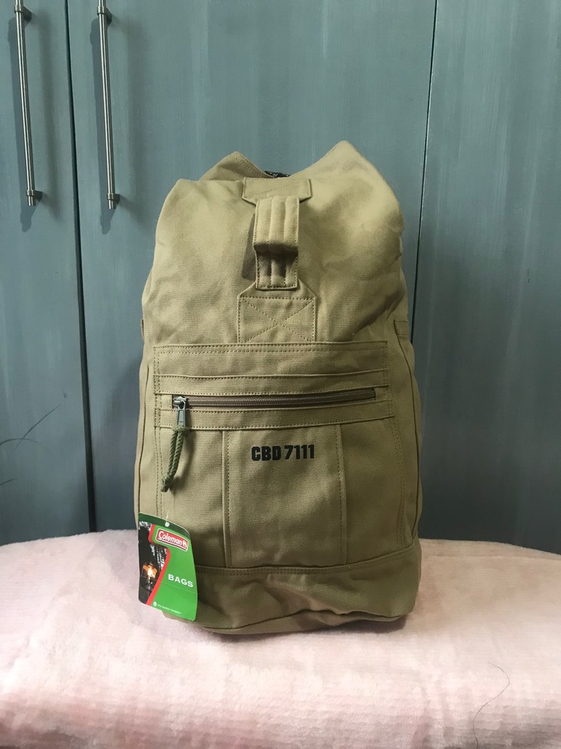 COLEMAN ARMY BON SACK bag, Men's Fashion, Bags, Backpacks on Carousell