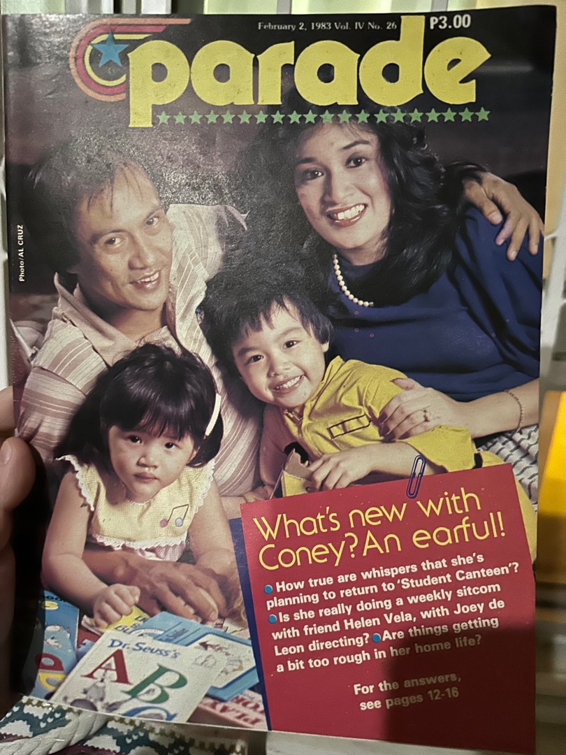 Coney Reyes Parade Year 1983 (Vintage Magazine), Hobbies & Toys, Books ...