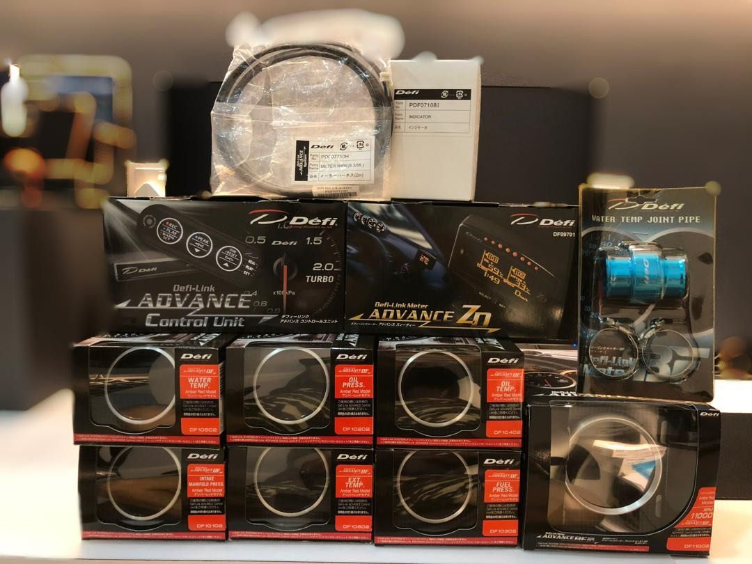 Defi Advance BF Amber Red Model (7 Meter) + Defi Advance ZD + Defi Advance Control Unit, Auto ...