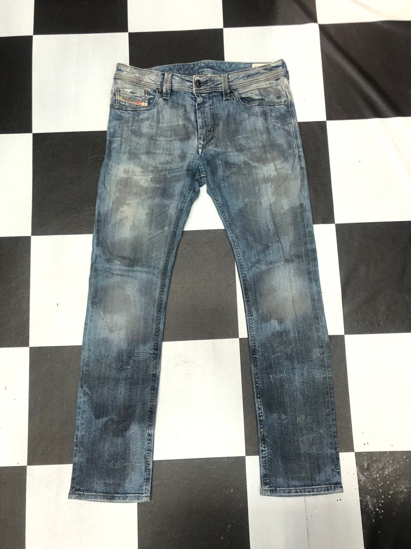 Diesel thanaz jeans, Men's Fashion, Bottoms, Jeans on Carousell