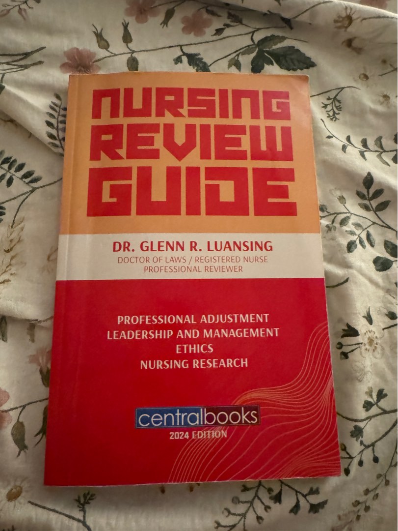 Dr. Glenn Luansing Nursing Review Guide, Hobbies & Toys, Books ...