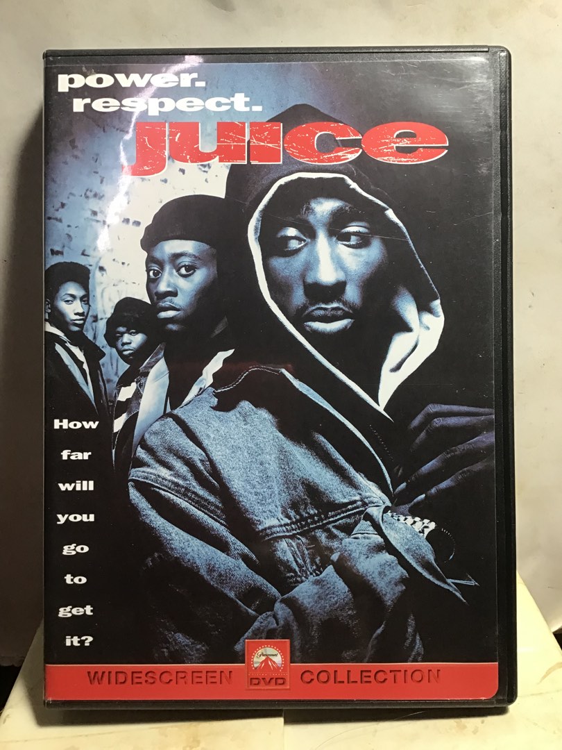 ORIGINAL USA DVD Juice - Tupac Shakur Tupac Omar Epps OOP 1992 HIP HOP ...