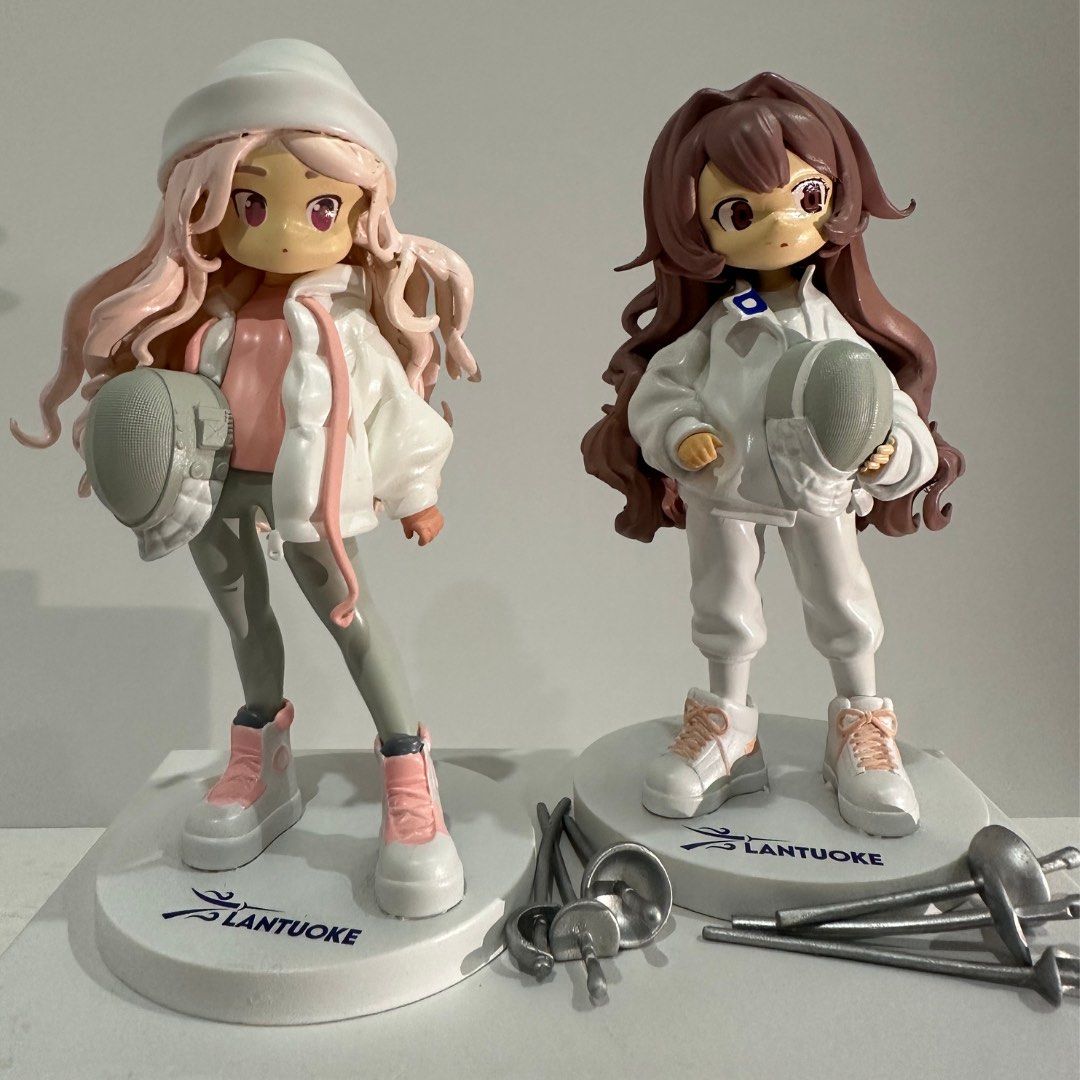 Fencing Doll Plastic Figure - Fencer Figure, Hobbies & Toys, Toys ...