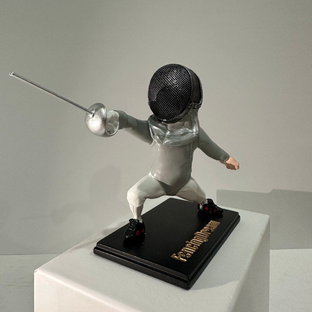 Fencing Doll Plastic Figure - Fencer Figure, Hobbies & Toys, Toys ...