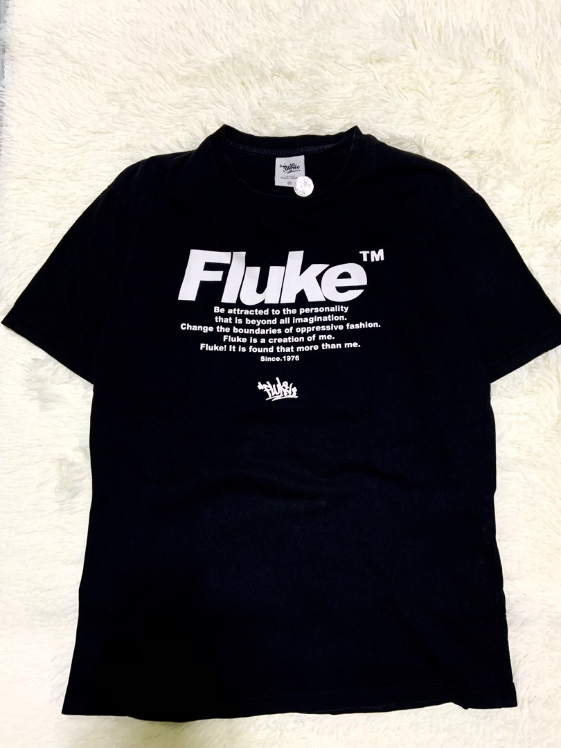 Fluke Tee, Men's Fashion, Tops & Sets, Tshirts & Polo Shirts on Carousell