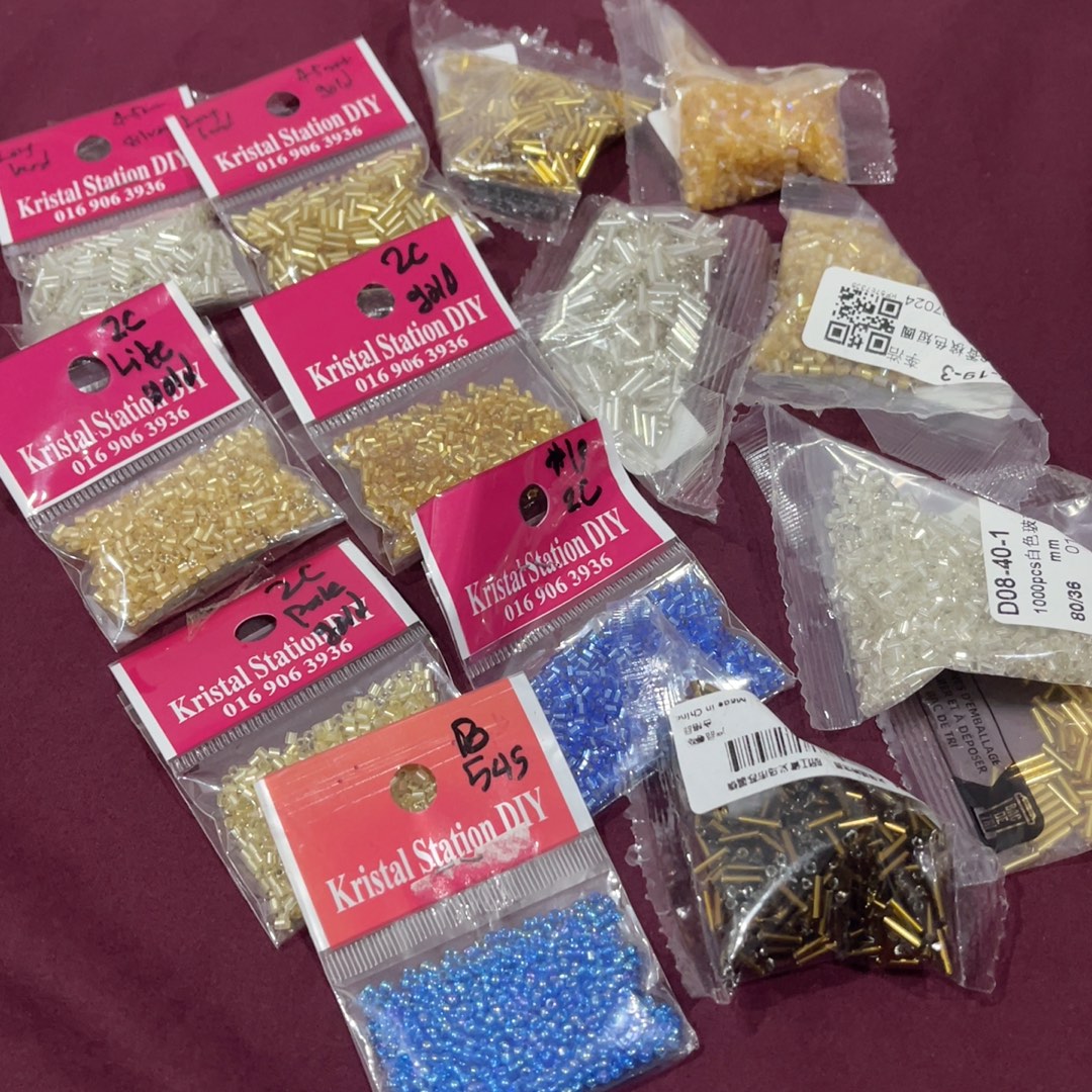 FREE Manik jahit/ manik jepun/ manik panjang acrylic/ manik bulat ...