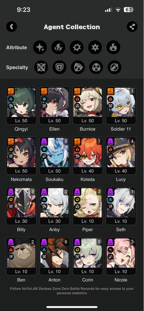 Genshin Impact + HSR + Zenless ACCOUNT COMBO RM550 can nego (characters ...