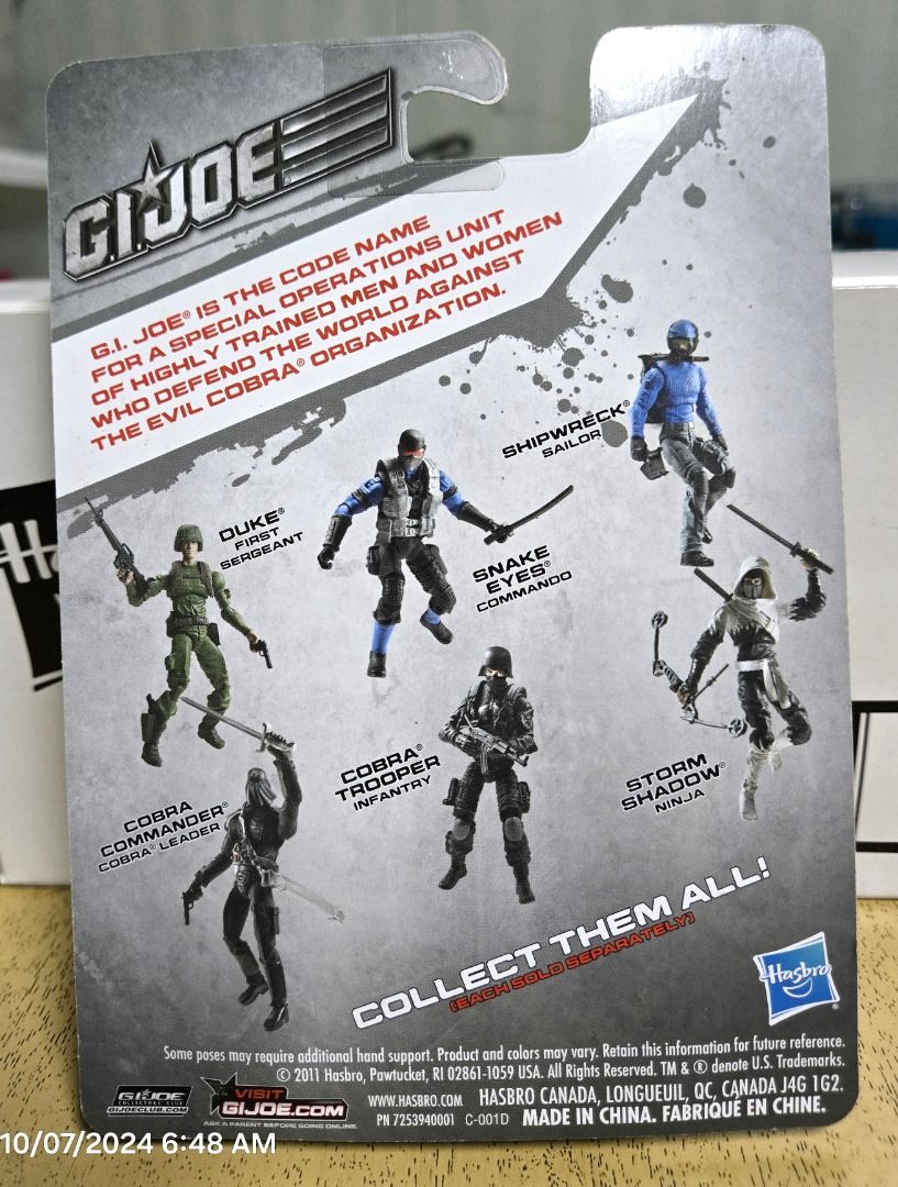 GI JOE Basic Set of 6 - 3.75 inch., Hobbies & Toys, Toys & Games on ...