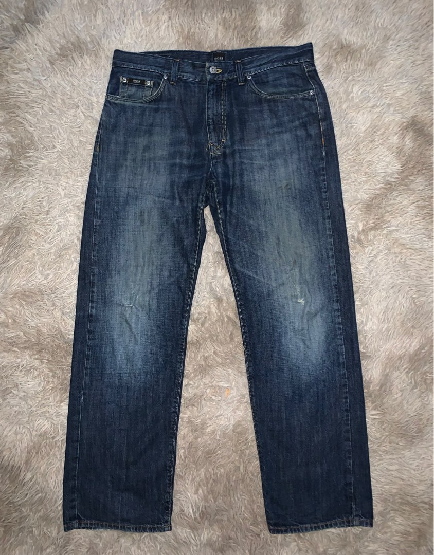 Hugo Boss Denim Pants, Men's Fashion, Bottoms, Jeans on Carousell