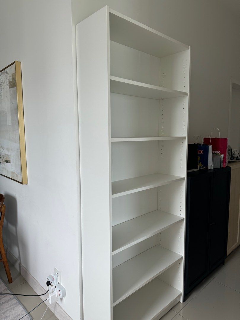 IKEA Billy Bookcase in White, Furniture & Home Living, Furniture ...