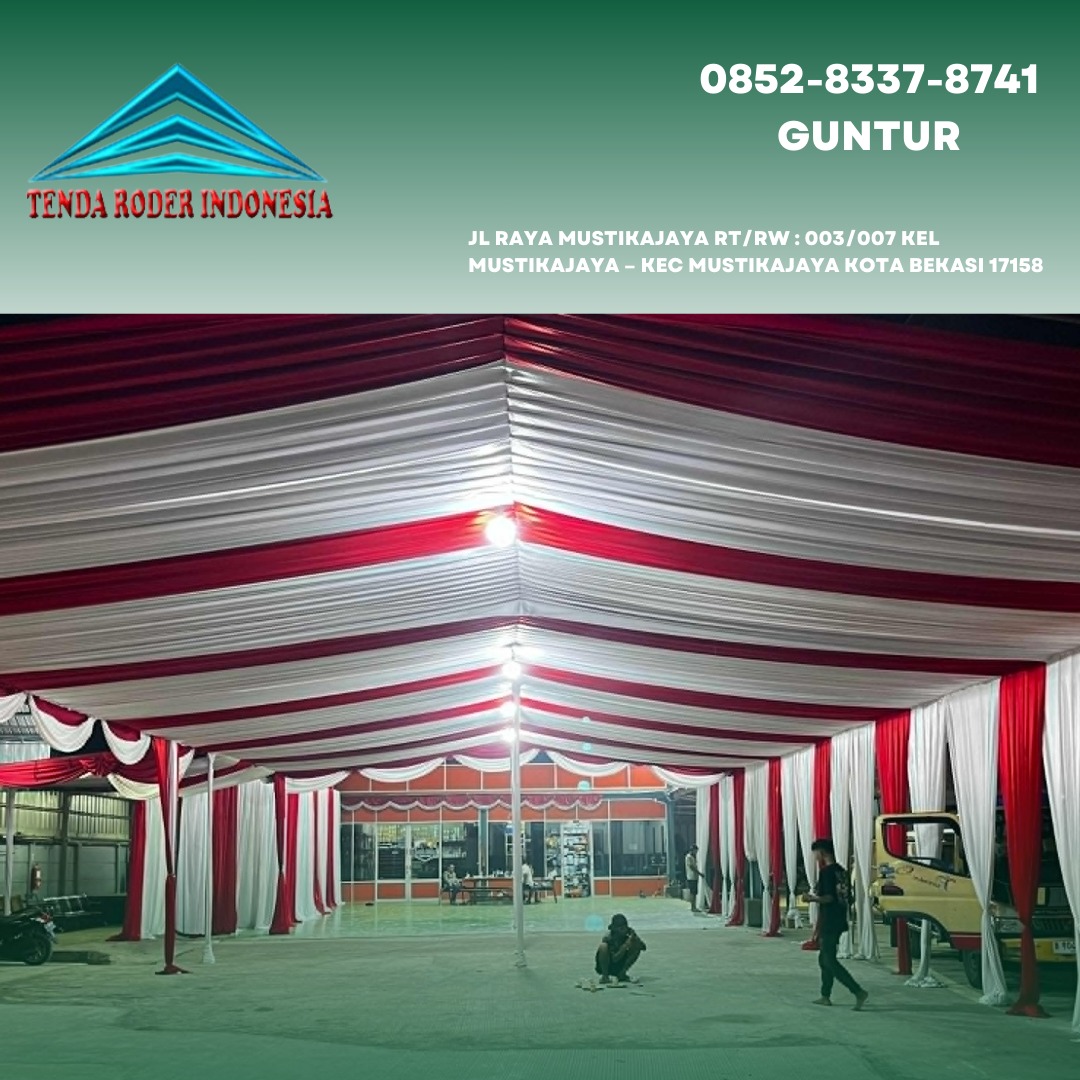 Jasa Sewa Tenda Roder Block Out Putih Ukuran 20x40 meter di Tangerang ...