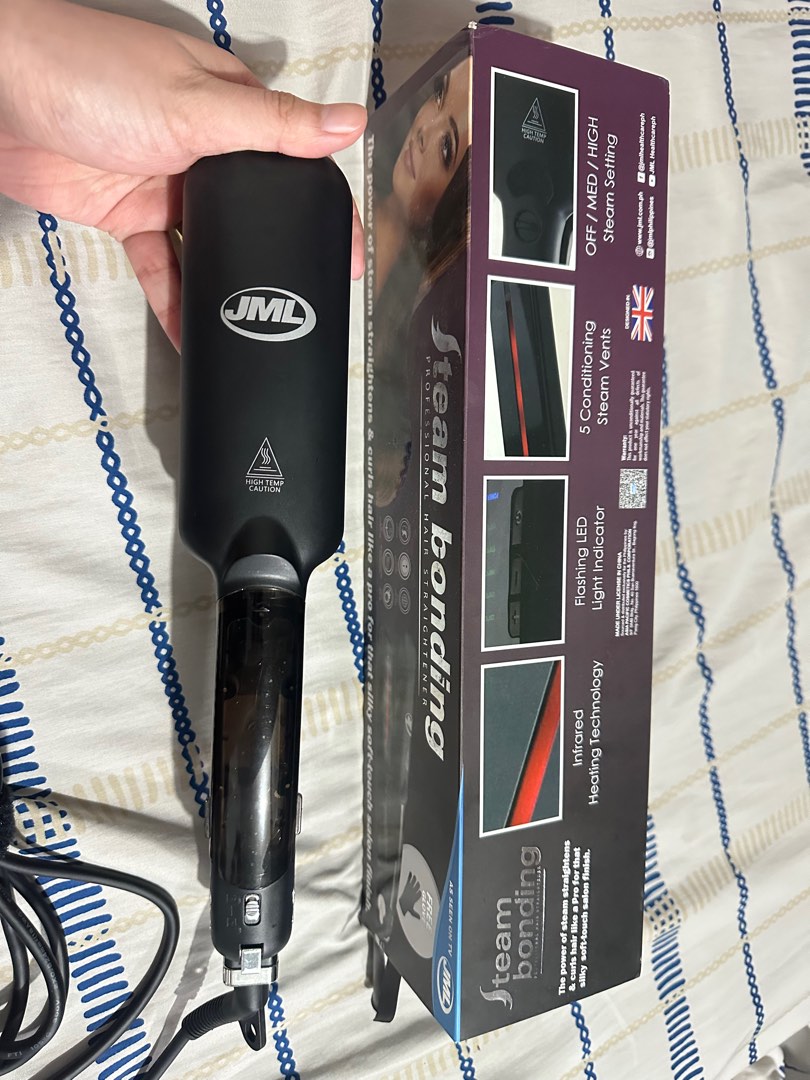 JML steam bonding hair straightener, Beauty & Personal Care, Hair on ...