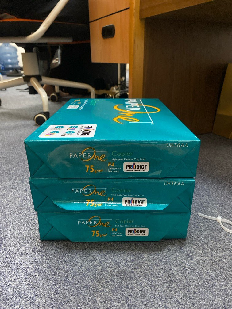Kertas HVS F4 75gr Copier 1 rim (500 lembar), Buku & Alat Tulis, Buku ...