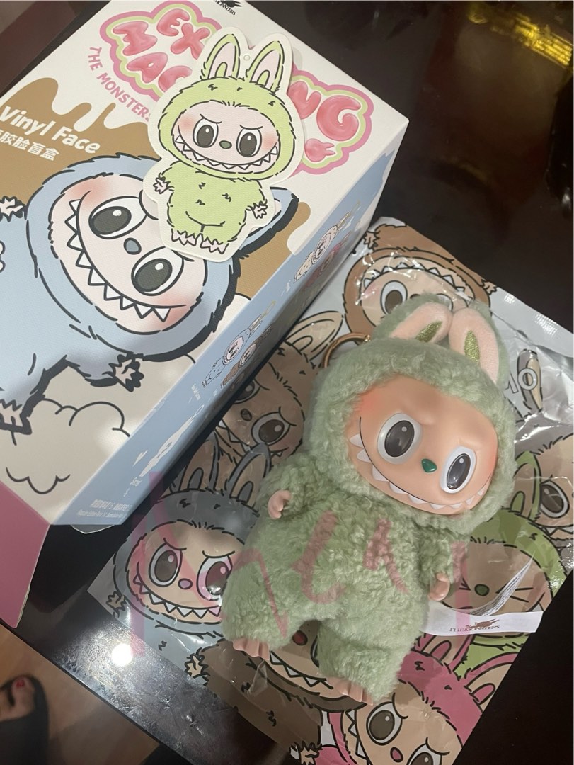 Labubu exciting macaron green grape, Hobbies & Toys, Toys & Games on ...