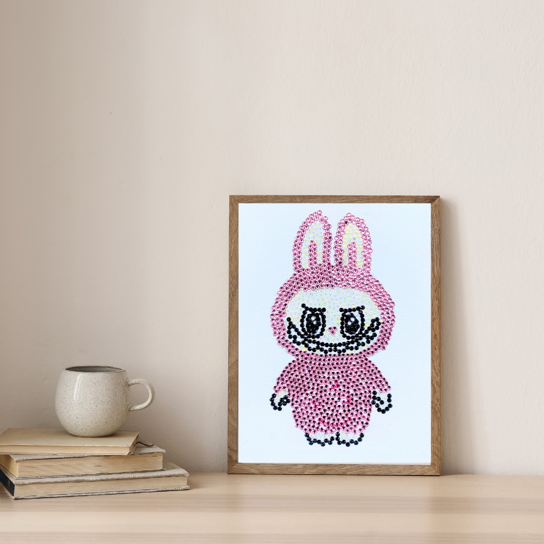 LABUBU EXCITING MACARON LYCHEE BERRY RHINESTONE WALL ART DECOR ...
