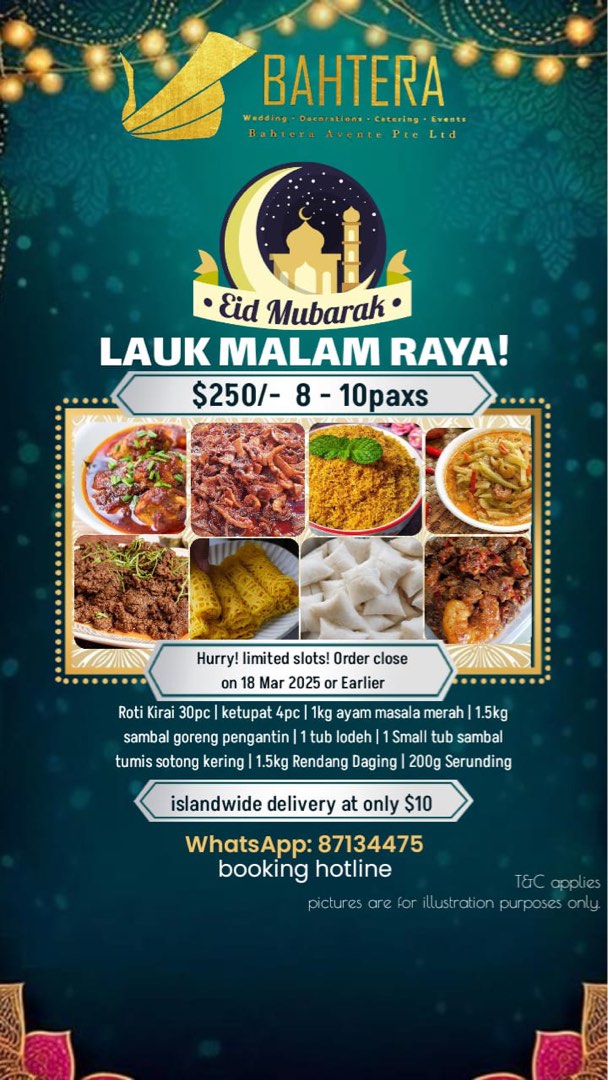Lauk MALAM RAYA 2025 PROMO, Food & Drinks, Other Food & Drinks on Carousell