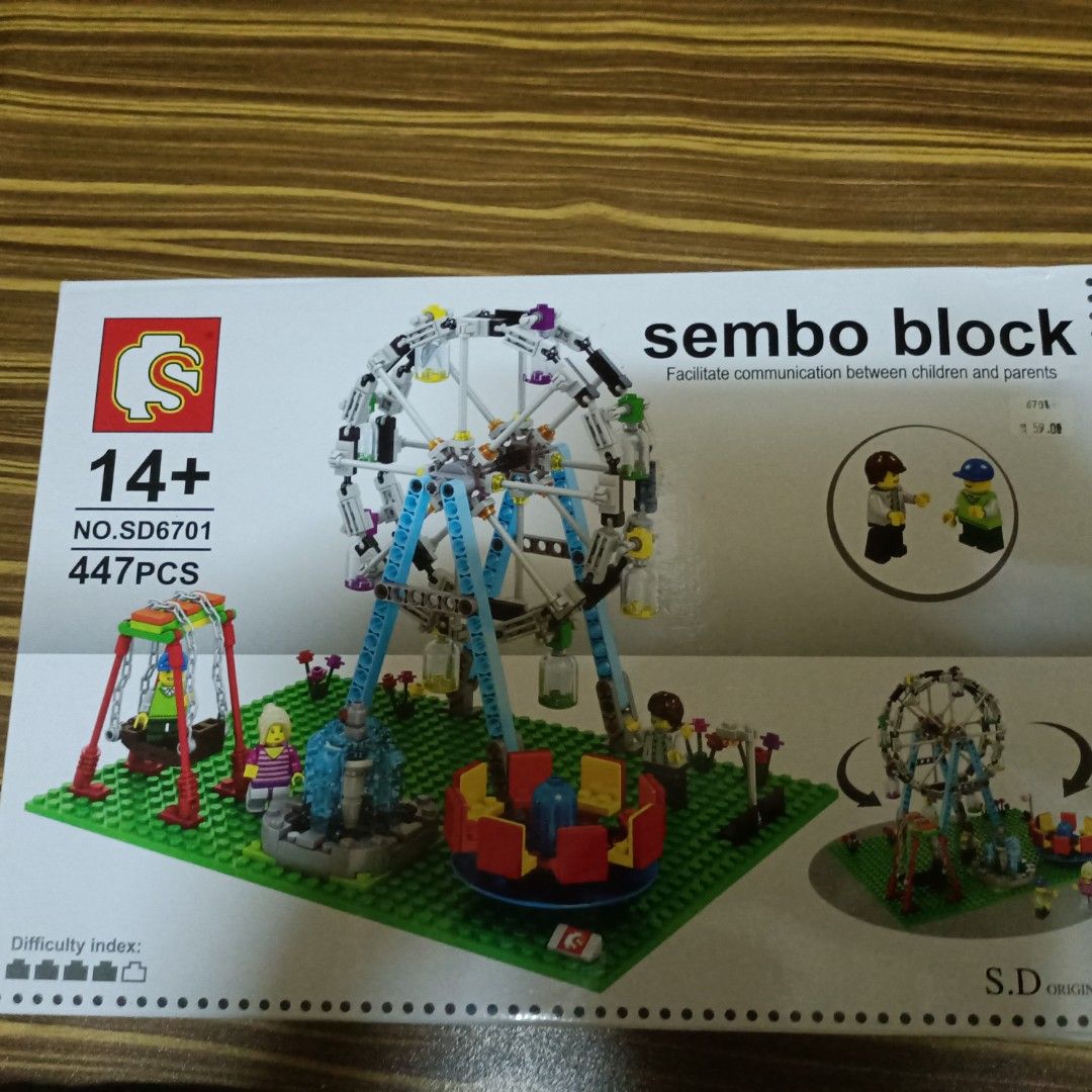 Lego sembo block funfair, Hobbies & Toys, Toys & Games on Carousell