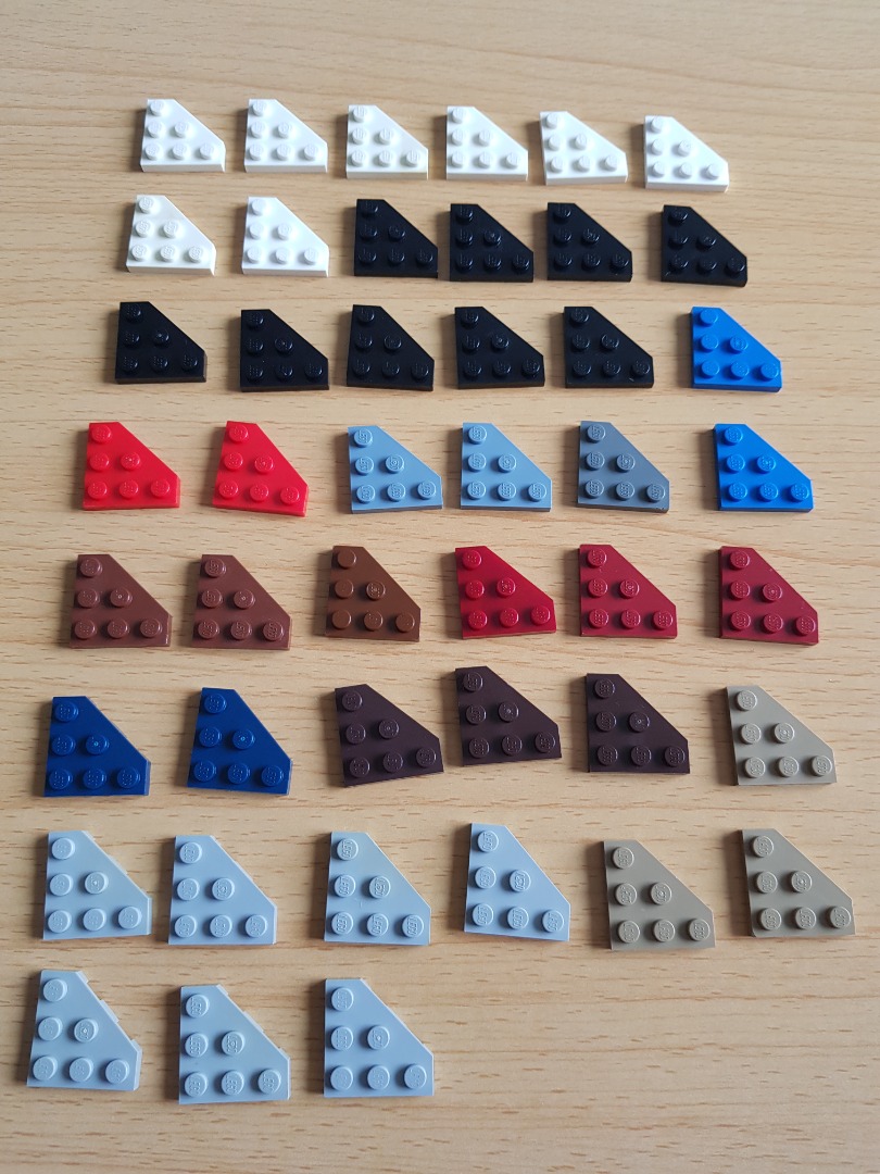 LEGO Wedges Plates 3x3, Hobbies & Toys, Toys & Games on Carousell