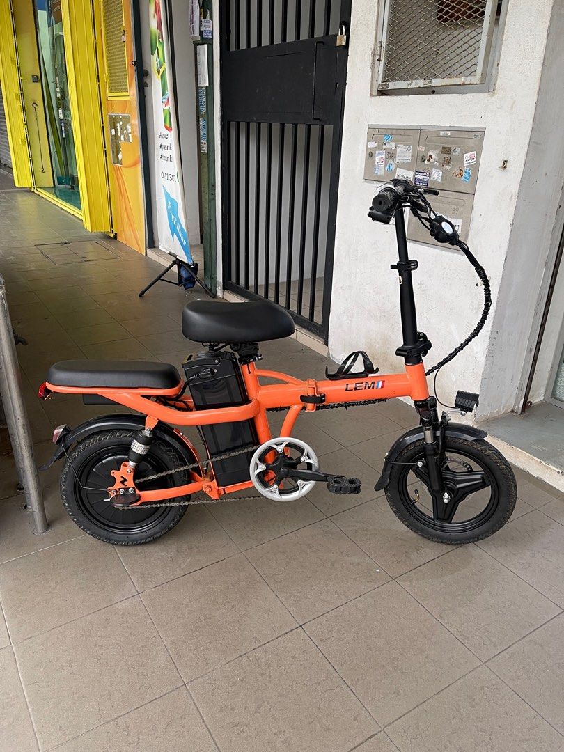 LEM Electric Folding Bike 20km/h, Sports Equipment, Bicycles & Parts, Bicycles on Carousell
