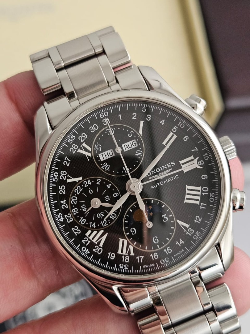 Longines Master Collection Chronograph Moonphase Calendar L2.673.4.51.6 ...