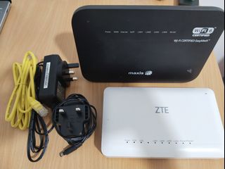 Maxis wifi 6 router and modem, Computers & Tech, Parts & Accessories ...