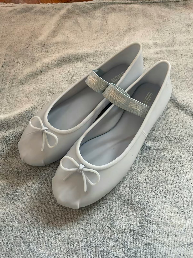 Melissa Ballet Flata in Baby Blue, Women's Fashion, Footwear, Flats ...