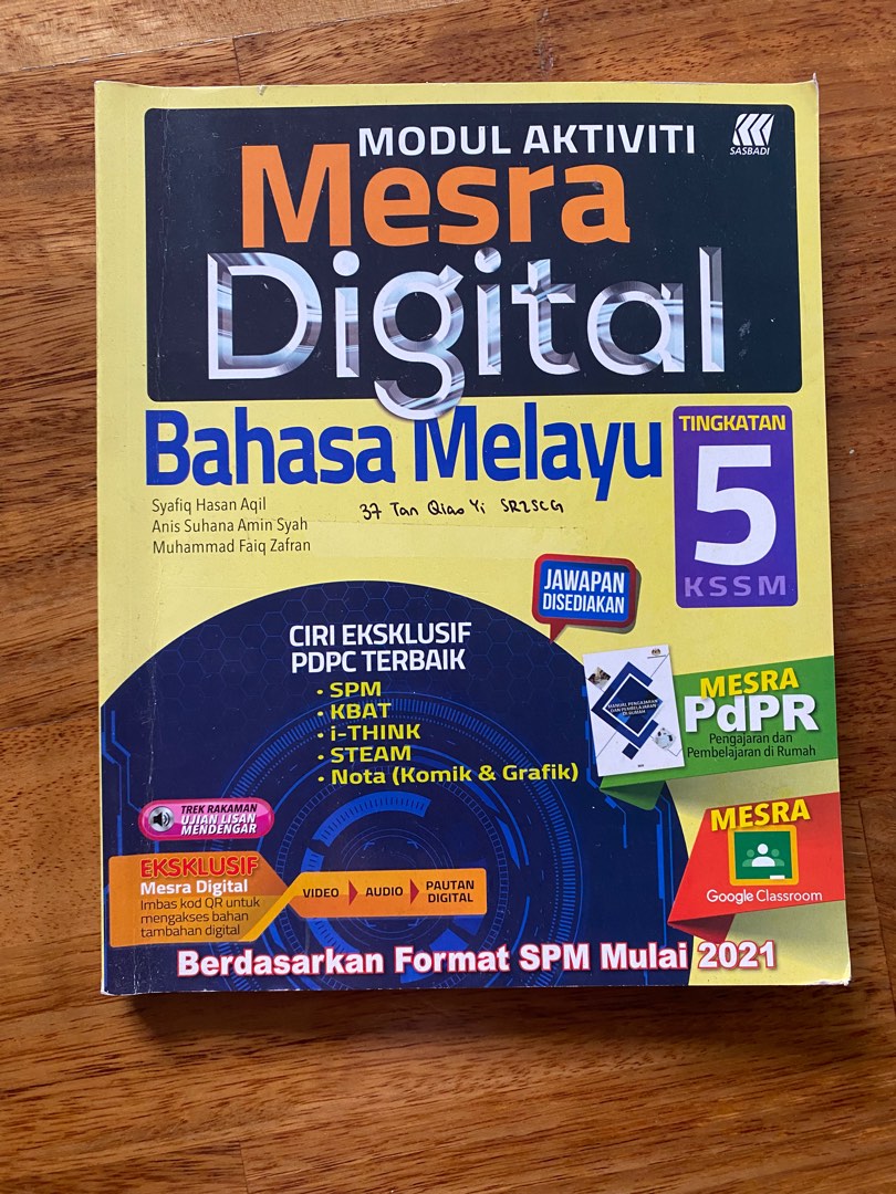 MESRA DIGITAL Bahasa Melayu Tingkatan 5, Hobbies & Toys, Books ...