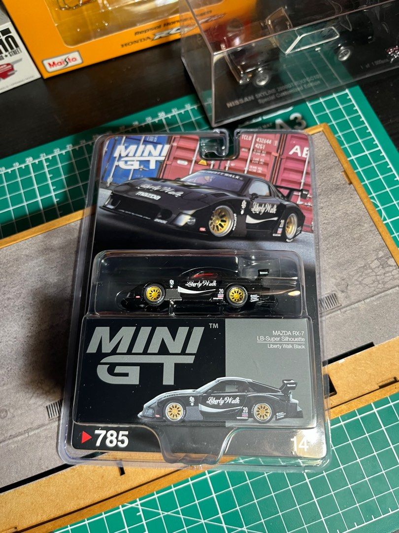 Mini GT Blister pack #785 Mazda RX-7 LB-Super Silhouette Liberty Walk ...